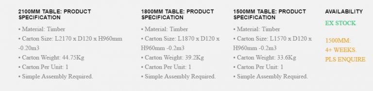 ESTA TABLE - Second Office